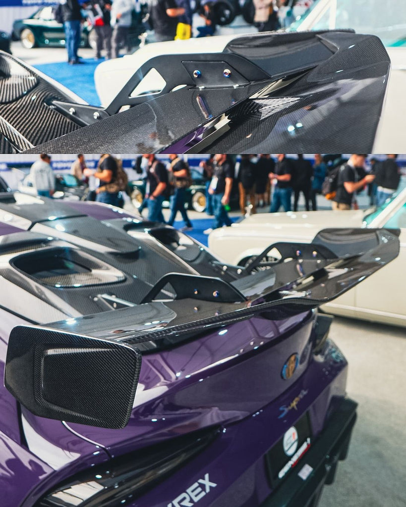 Toyota Supra MK5 A91 3.0 Aftermarket Parts Robot Craftsman Rear Louvers ...