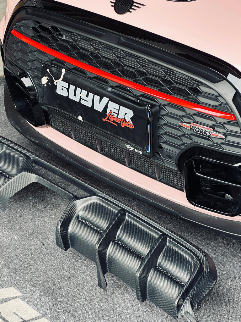 MINI Cooper JCW F56 LCI Aftermarket Parts - ArmorExtend Rear Diffuser ...