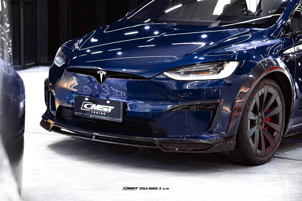CMST Tuning Carbon Fiber Widebody Wheel Arches for Tesla Model X 2022 ...