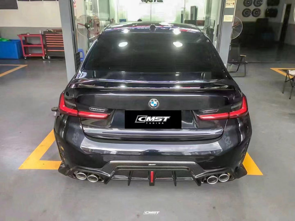 CMST Tuning Carbon Fiber Rear Diffuser for BMW 3 Series G20 330i M340i ...