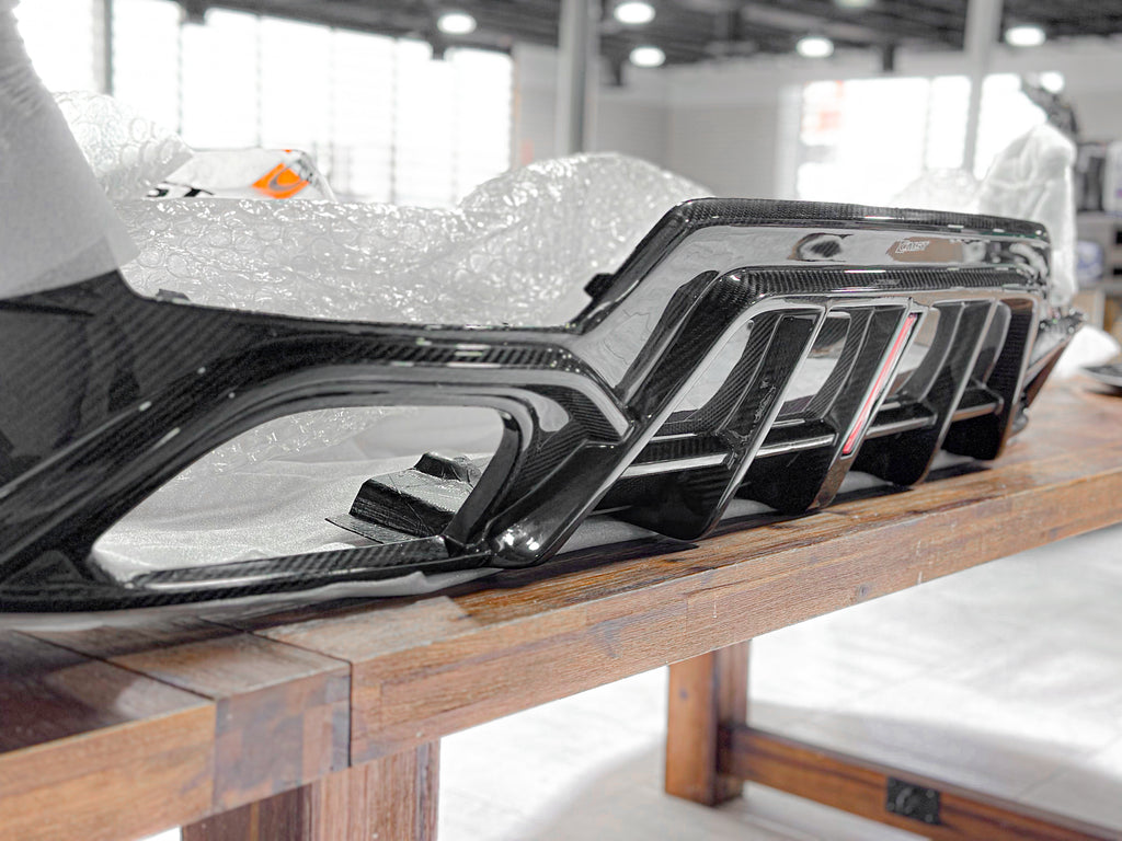 CMST Tuning Carbon Fiber Rear Diffuser for BMW 3 Series G20 330i M340i ...