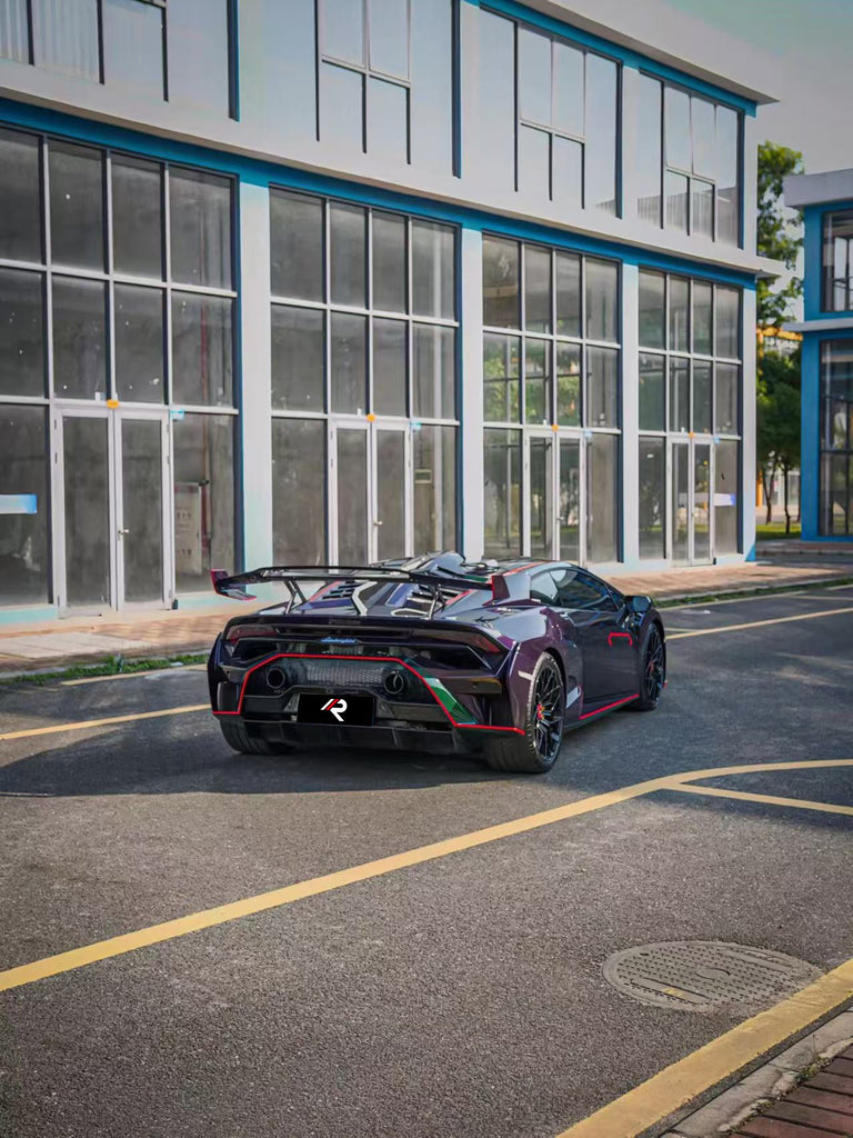 Lamborghini Huracan STO Aftermarket Parts Aero Republic Rear Wing ...