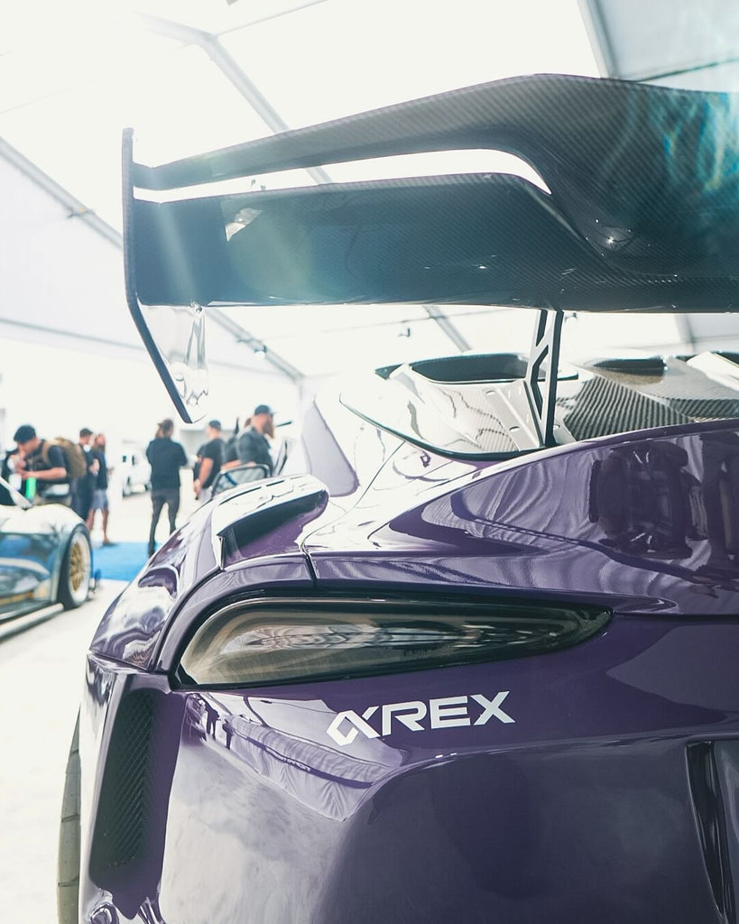 Toyota Supra MK5 A91 3.0 Aftermarket Parts Robot Craftsman Rear Louvers ...