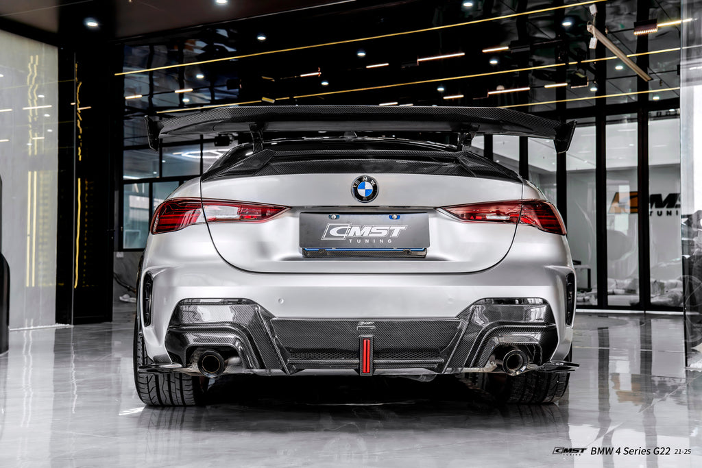 BMW 4 Series M440 430 G22 G23 Aftermarket Parts CMST Rear Diffuser ...