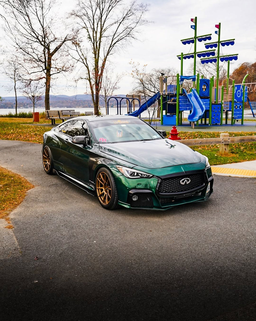 Infiniti Q50 & Q60 Red Sport 400 Aftermarket Parts CMST Tuning Front ...