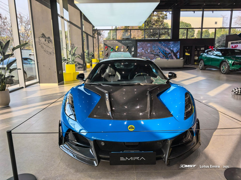 Lotus Emira 3.6 V6 2.0 Aftermarket Parts - CMST Tuning Hood Dry Pre ...
