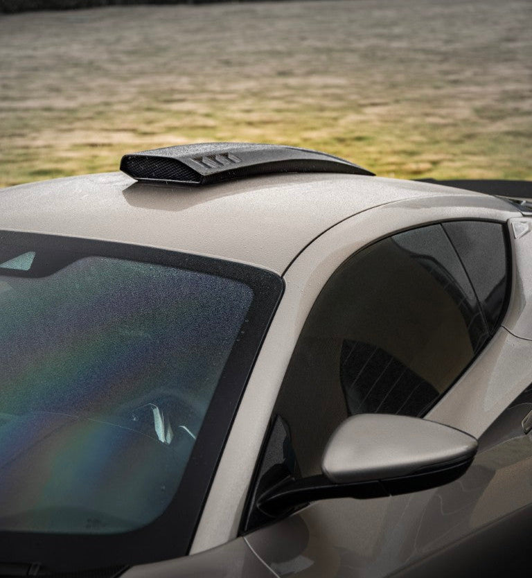 Lotus Emira 3.6 V6 2.0 Aftermarket Parts - CMST Tuning Roof Scoop Dry ...