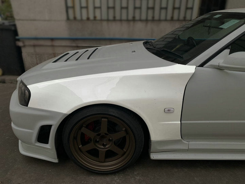 Nissan R34 ER34 GTT Aftermarket Parts - EPR USA Front & Rear Fender ...