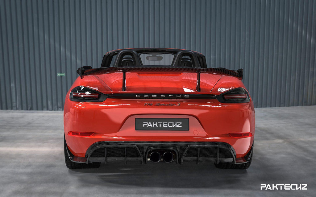 Paktechz Dry Carbon Fiber Kit for Porsche 718 Boxster/Cayman – Carbon ...