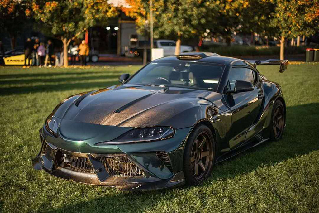 Toyota Supra MK5 A91 3.0 Aftermarket Parts Robot Craftsman Rear Louvers ...