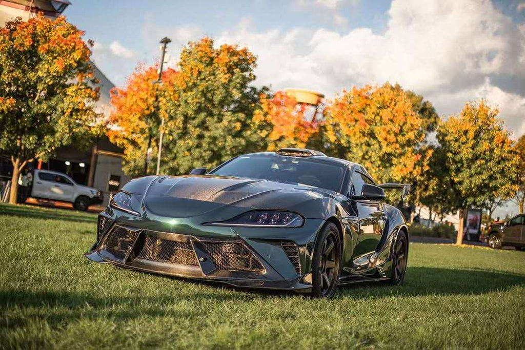 Toyota Supra MK5 A91 3.0 Aftermarket Parts Robot Craftsman Rear Louvers ...