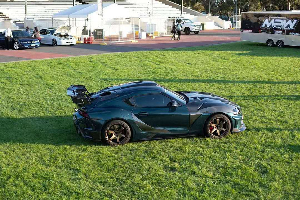 Toyota Supra MK5 A91 3.0 Aftermarket Parts Robot Craftsman Rear Louvers ...