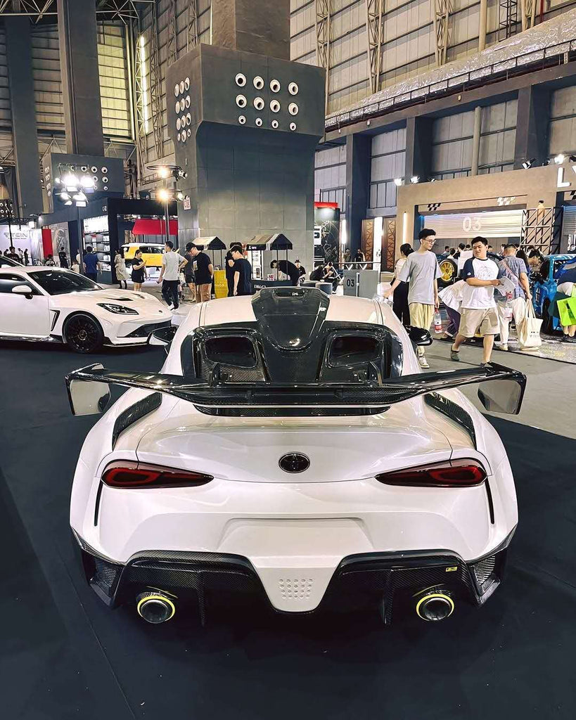 Toyota Supra MK5 A91 3.0 Aftermarket Parts Robot Craftsman Rear Louvers ...