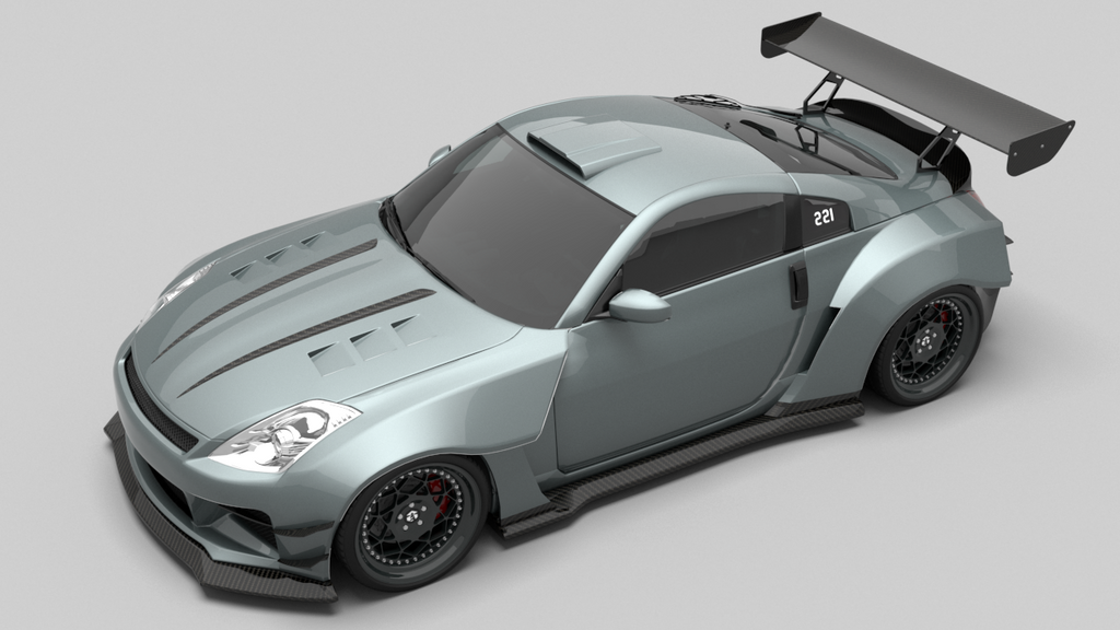 Nissan 350Z Nismo Aftermarket Parts - SPECTER PLUS Widebody Front ...