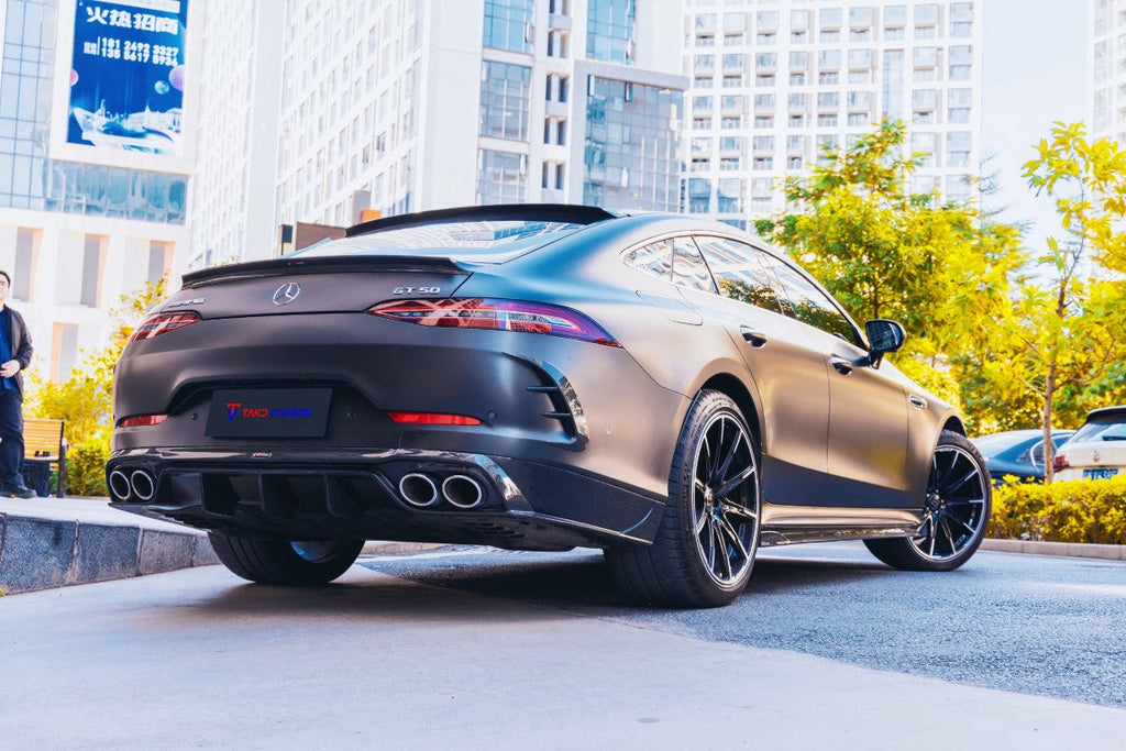 Benz AMG GT53 GT63 X290 aftermarket parts - TAKD Carbon Trunk Spoiler ...