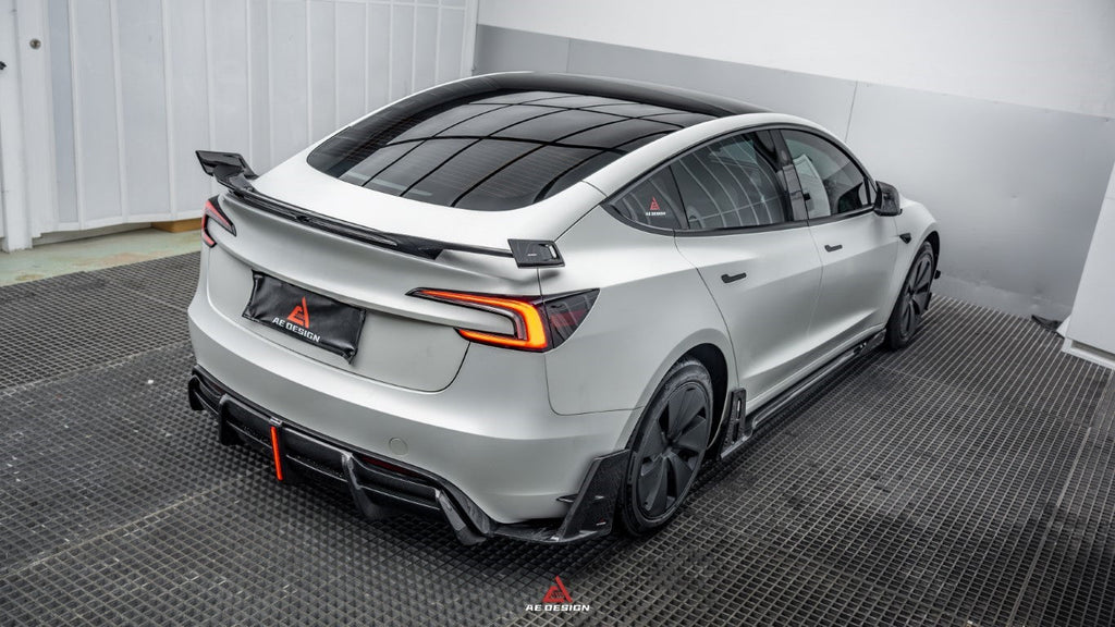 Tesla Model 3 Highland / P Aftermarket Parts - ArmorExtend Carbon Wing ...