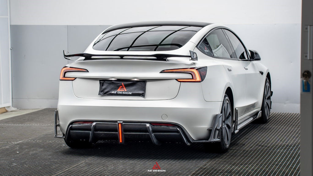 Tesla Model 3 Highland / P Aftermarket Parts - ArmorExtend Carbon Wing ...