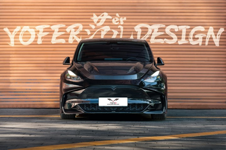 Tesla Model Y/Performance aftermarket parts-Yofer USA Front Bumper PP ...