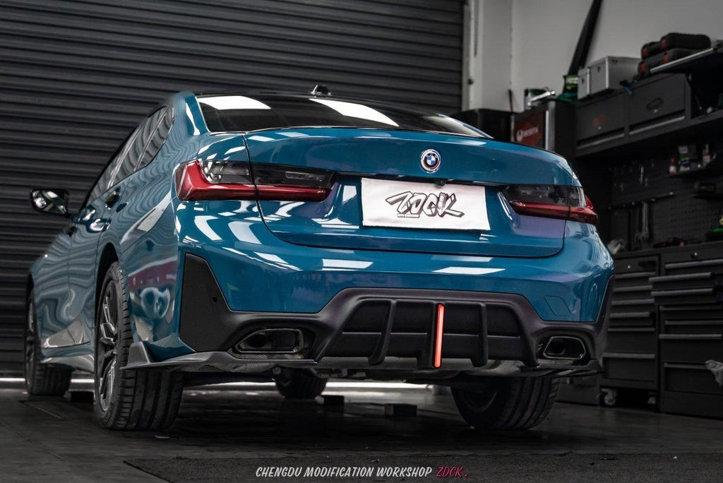 BMW M340i LCI Aftermarket Parts - Armorextend Rear Diffuser & Canards ...