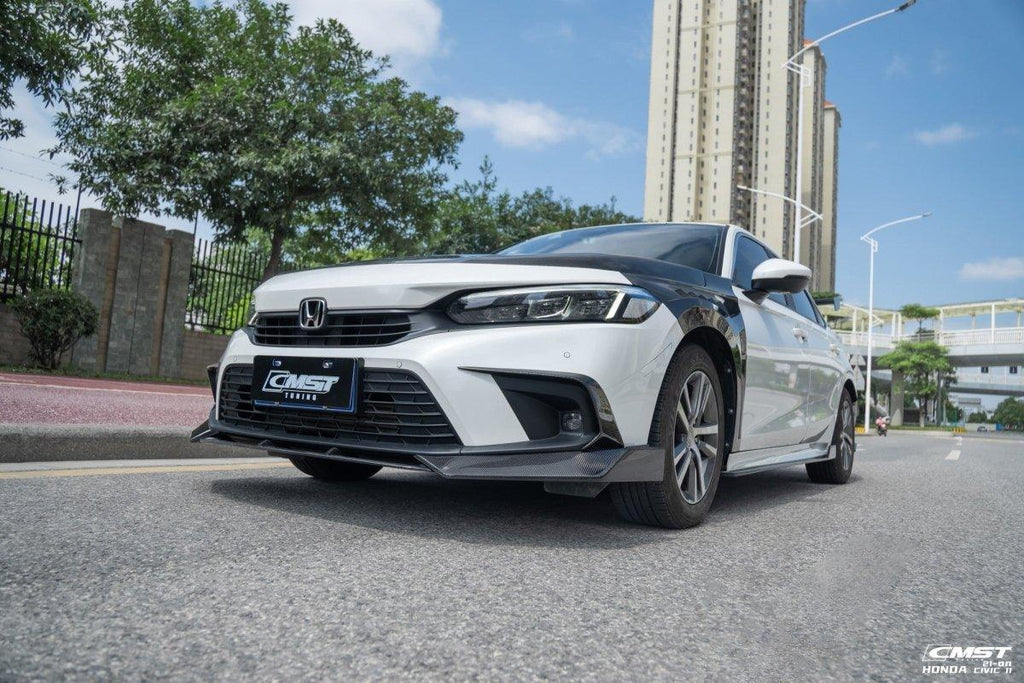 Honda Civic 11th Gen FE1/2/4 Aftermarket Parts - CMST Tuning Front Lip ...