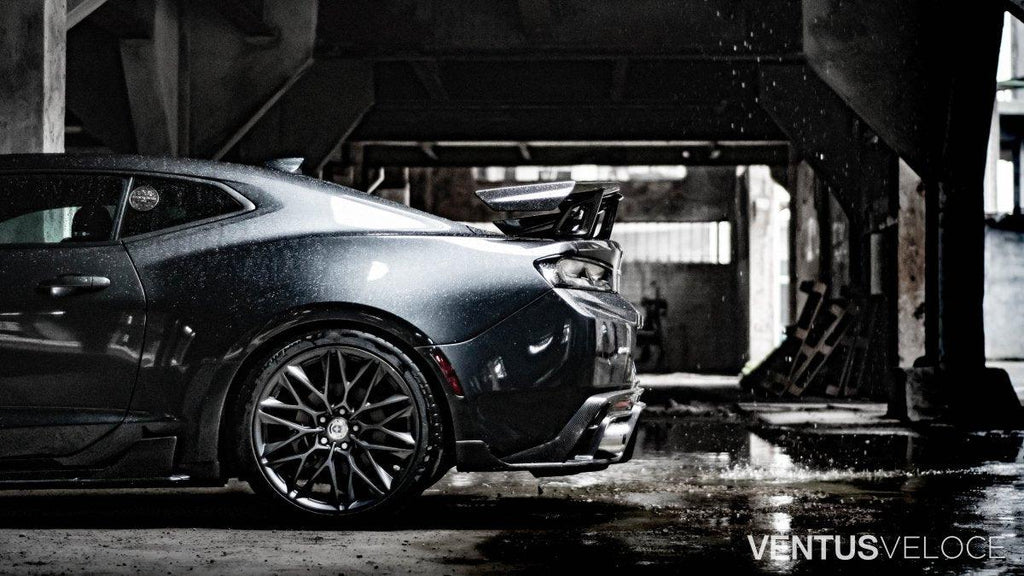 Ventus Veloce Carbon Fiber 2016-2021 Chevrolet Camaro Rear Diffuser ...