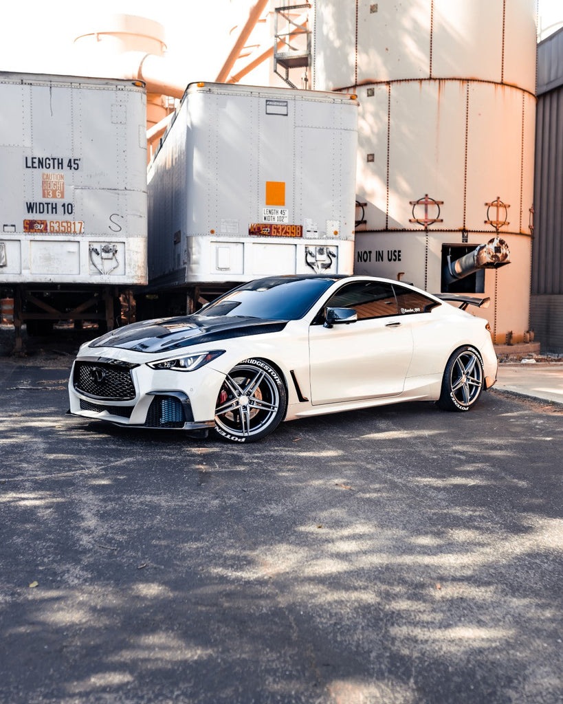 CMST Tuning Carbon Fiber Front Bumper & Front Lip for Infiniti Q60 to ...