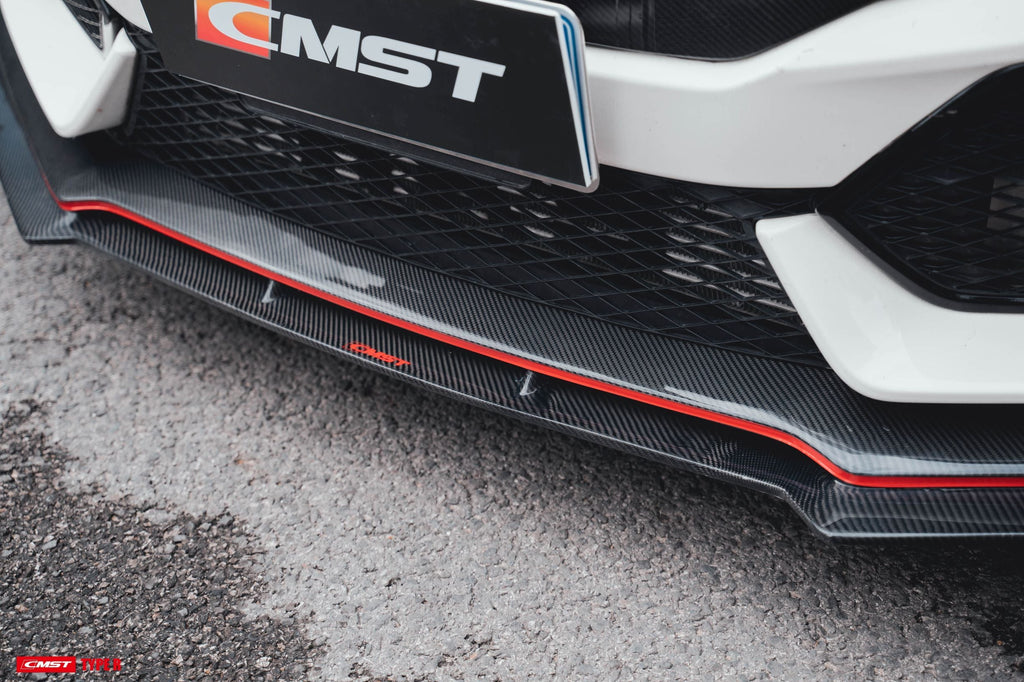 CMST Tuning Carbon Fiber Front Lip Splitter for Honda FK8 Civic Type-R ...