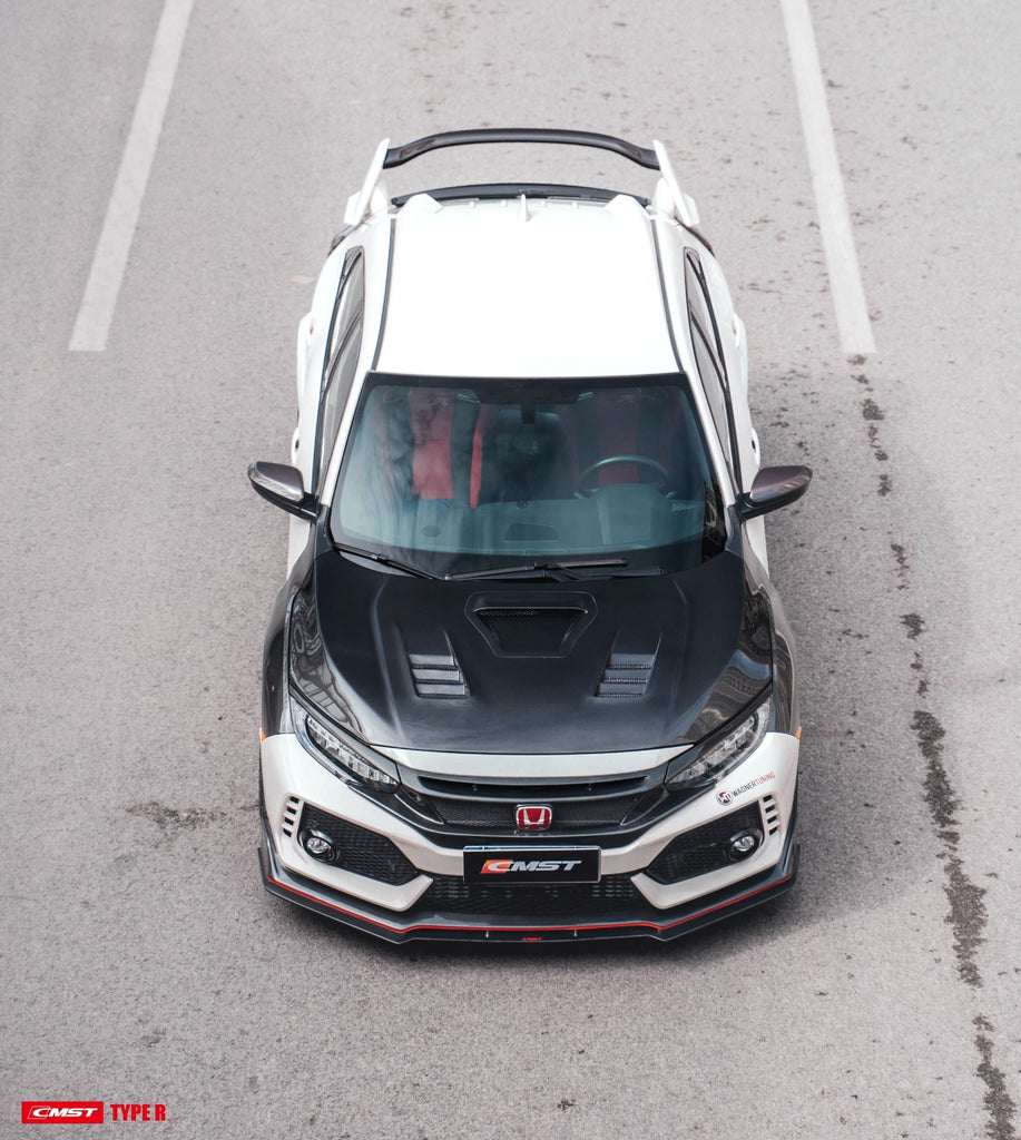 CMST Tuning Carbon Fiber Front Lip Splitter for Honda FK8 Civic Type-R ...