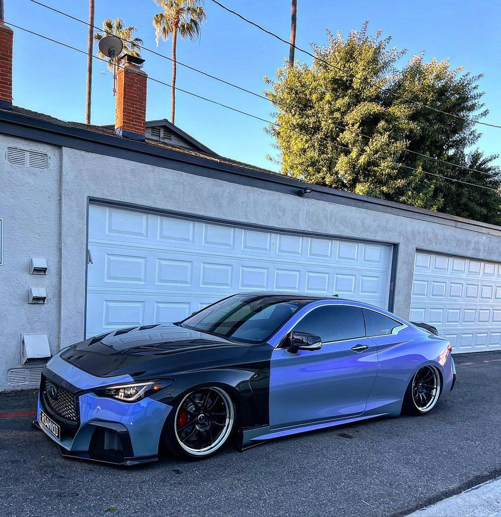 CMST Tuning Carbon Fiber Front Bumper & Front Lip for Infiniti Q60 to ...