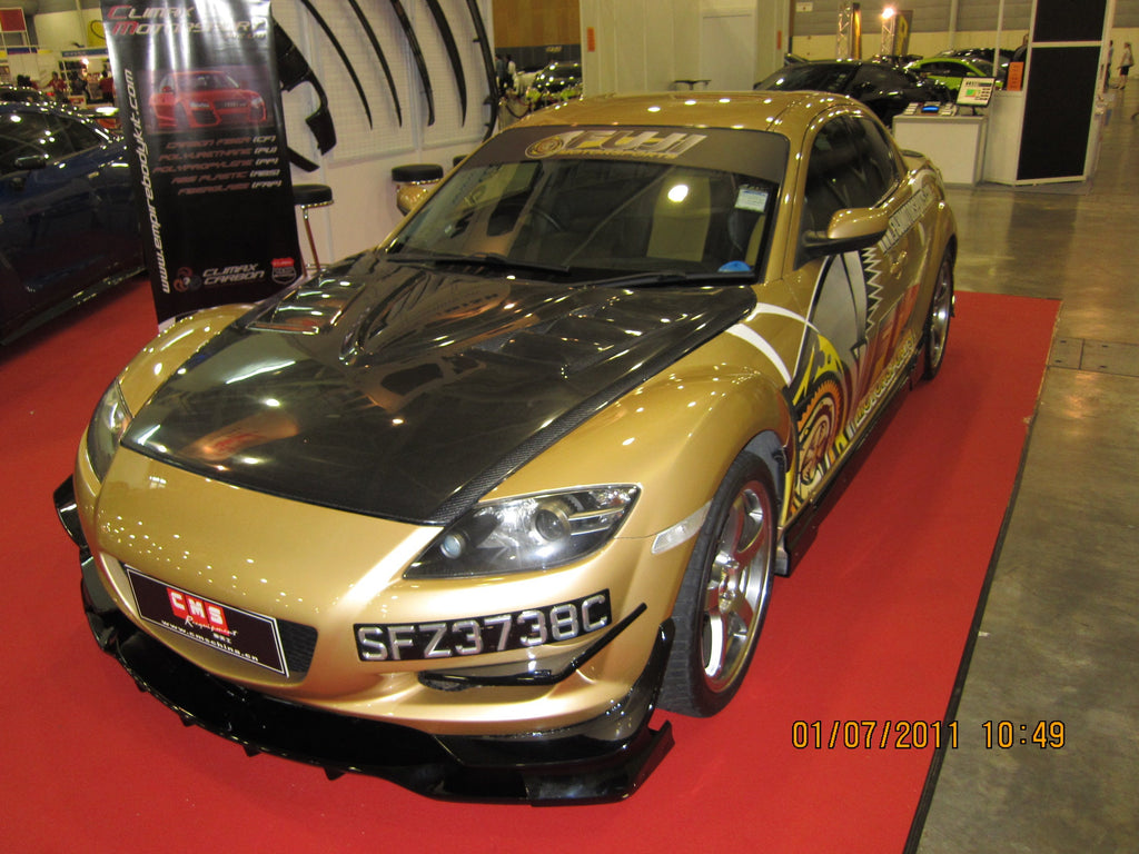 CMST Tuning Carbon Fiber Hood With Vent for Mazda RX-8 RX8 Vented ...
