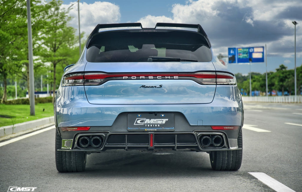 CMST Carbon Fiber Rear Roof Spoiler for Macan & Macan S & Macan GTS 20 ...
