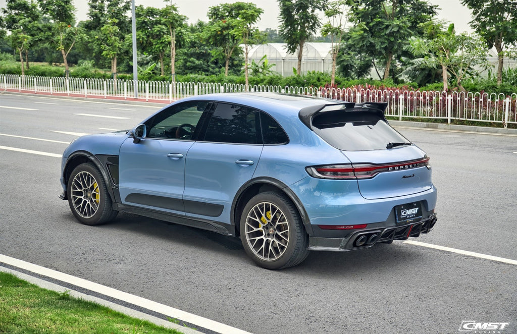 CMST Carbon Fiber Rear Roof Spoiler for Macan & Macan S & Macan GTS 20 ...