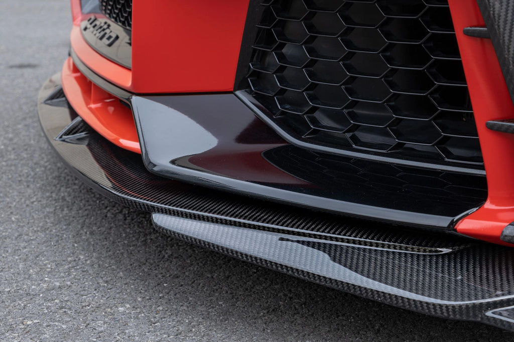 IPR Carbon Fiber Front Lip for Audi TTRS 8S 2016-2019 Pre-facelift ...