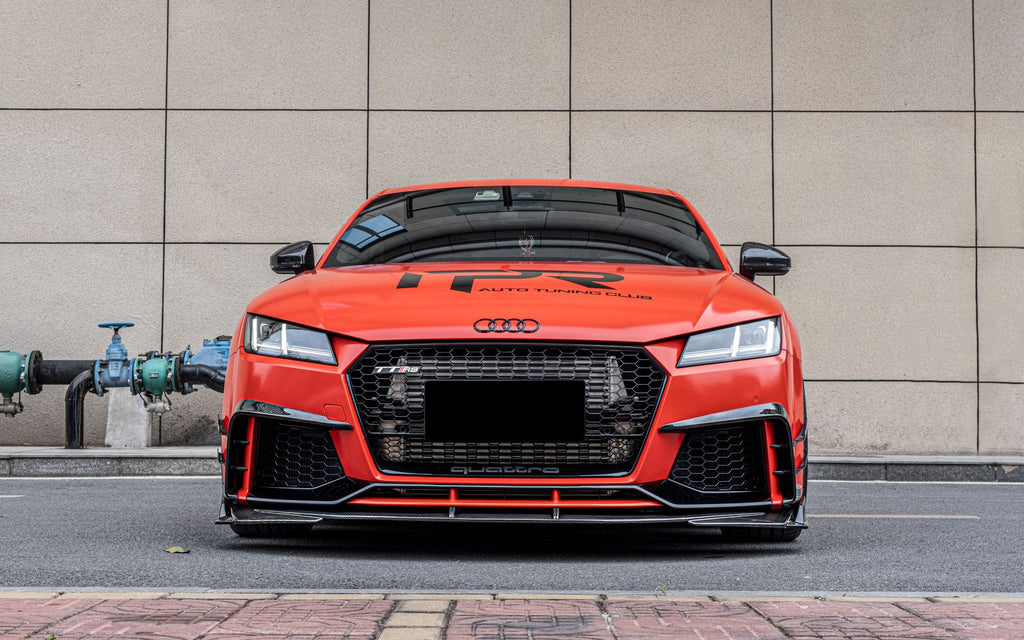 IPR Carbon Fiber Front Lip for Audi TTRS 8S 2016-2019 Pre-facelift ...