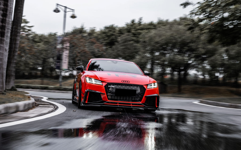 IPR Carbon Fiber Front Lip for Audi TTRS 8S 2016-2019 Pre-facelift ...