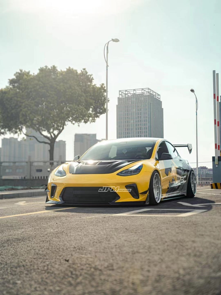 Robot Craftsman "HACKER" V2 GT Wing For Tesla Model 3 – Carbon Showroom