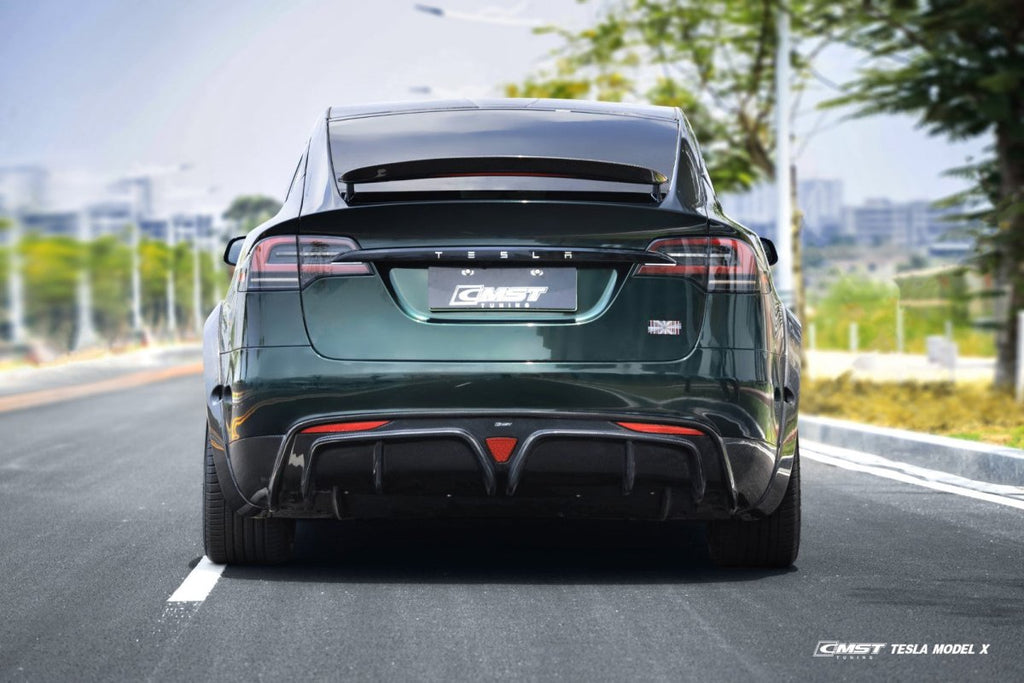 CMST Tuning Carbon Fiber Widebody Wheel Arches for Tesla Model X 2022 ...