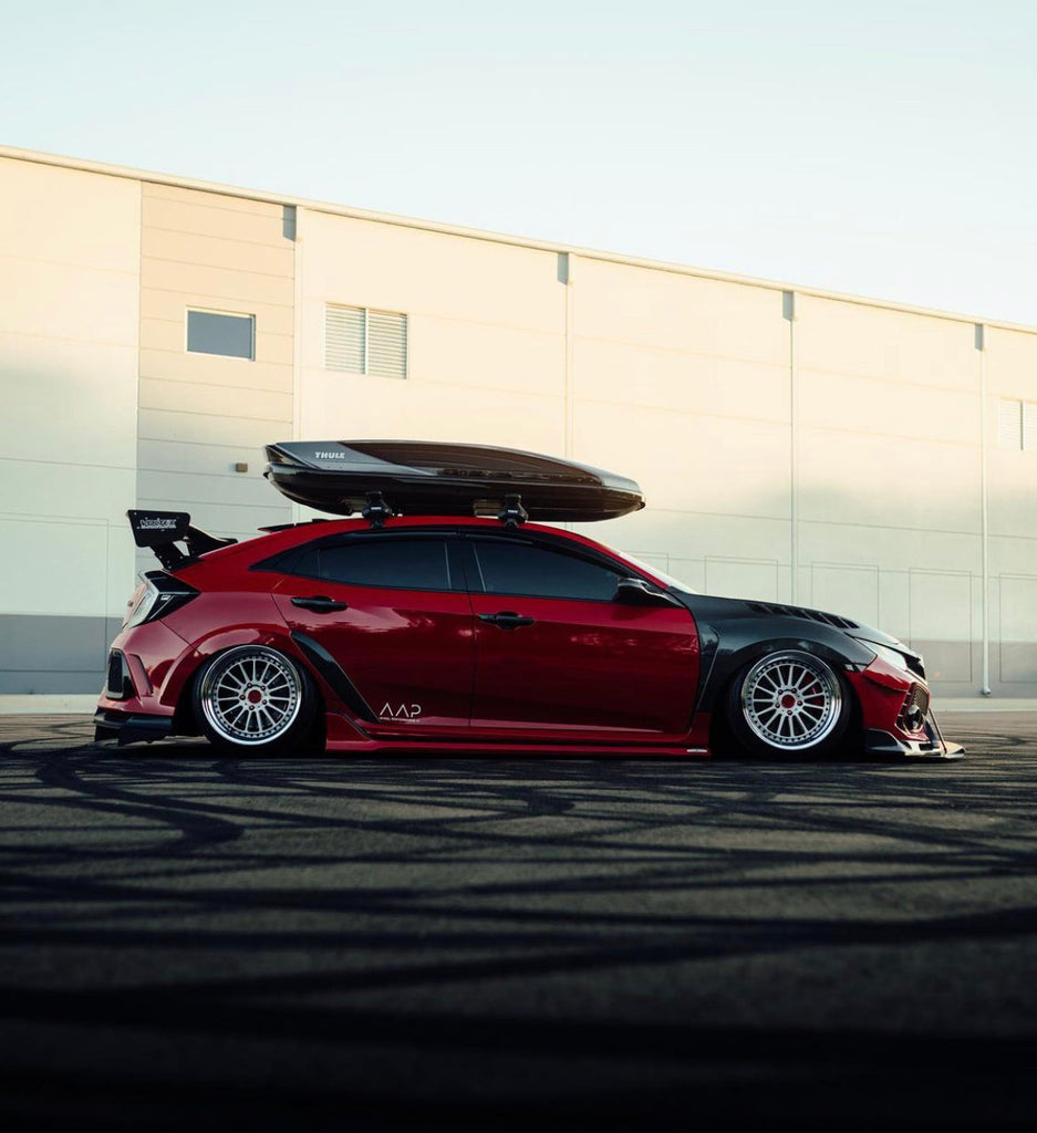 CMST Tuning Carbon Fiber Rear Fender Trim for Honda FK8 Civic Type-R ...